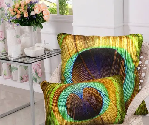 Peacock Throw Pillows - Fun Decorative Peacock Pillows To Add a POP of ...