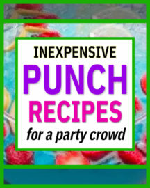 Inexpensive Punch Recipes - 11 Simple Party Drink Ideas For a Crowd