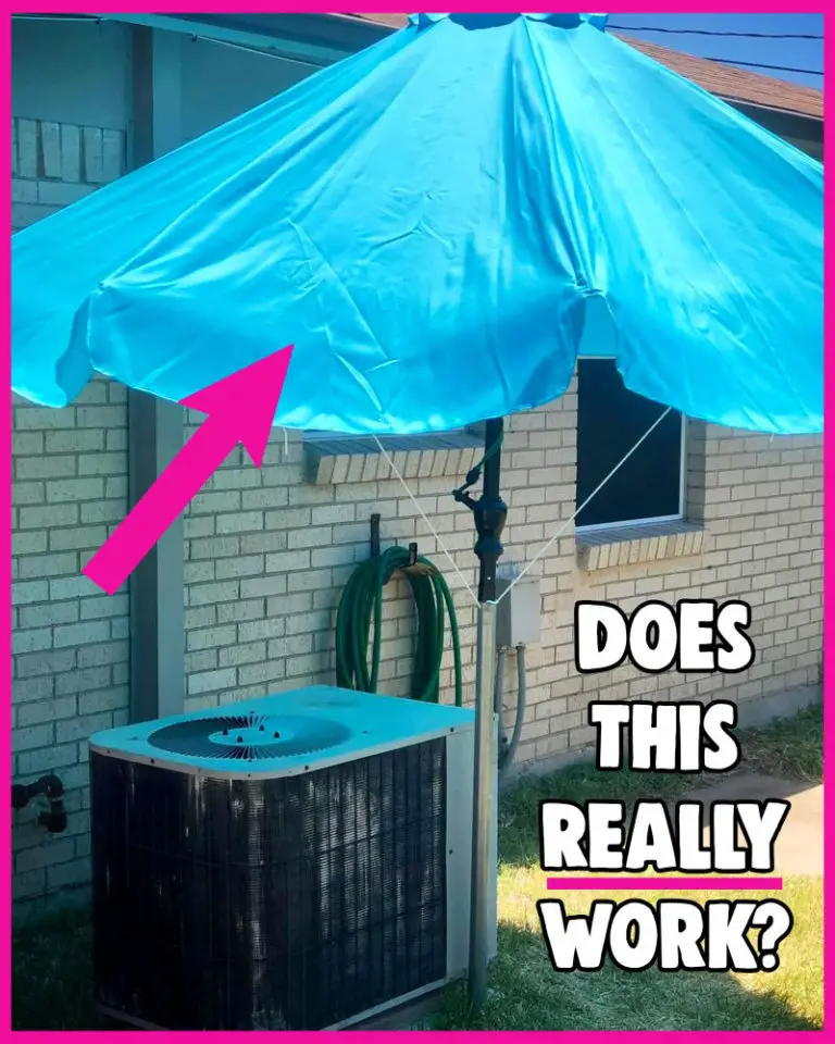 Does Shading Your Outdoor AC Unit With an Umbrella WORK?