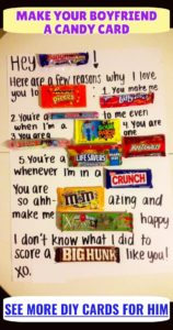 Romantic Homemade Gift Ideas For Boyfriends & Husbands-77 Cute & Cheap DIY Gifts He Will LOVE