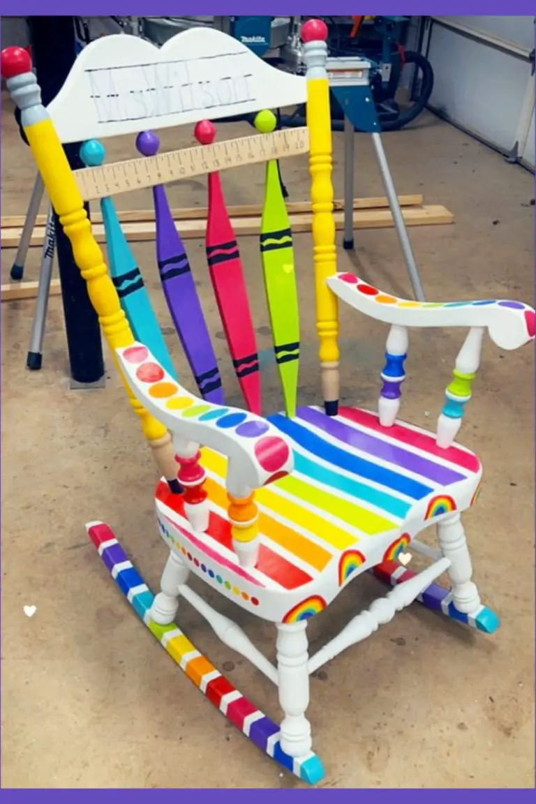 Classroom Rocking Chairs - Yard Sale Rocking Chair To Painted DIY ...