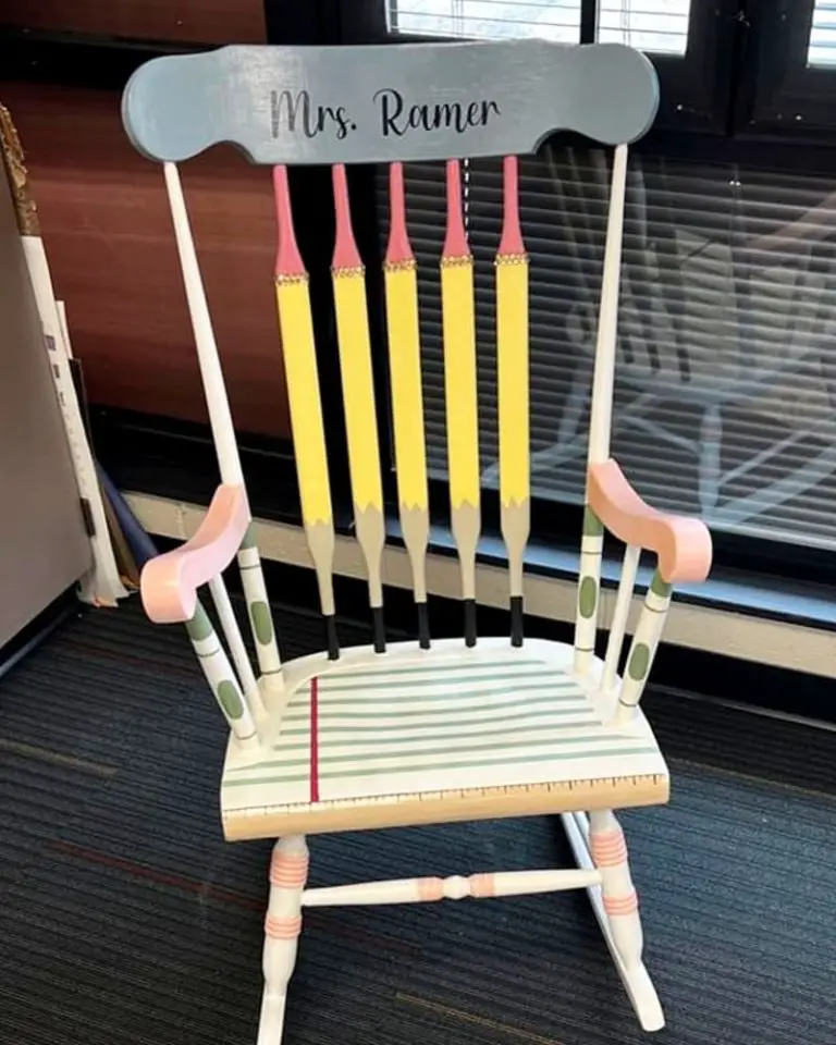 Classroom Rocking Chairs - Yard Sale Rocking Chair To Painted DIY ...