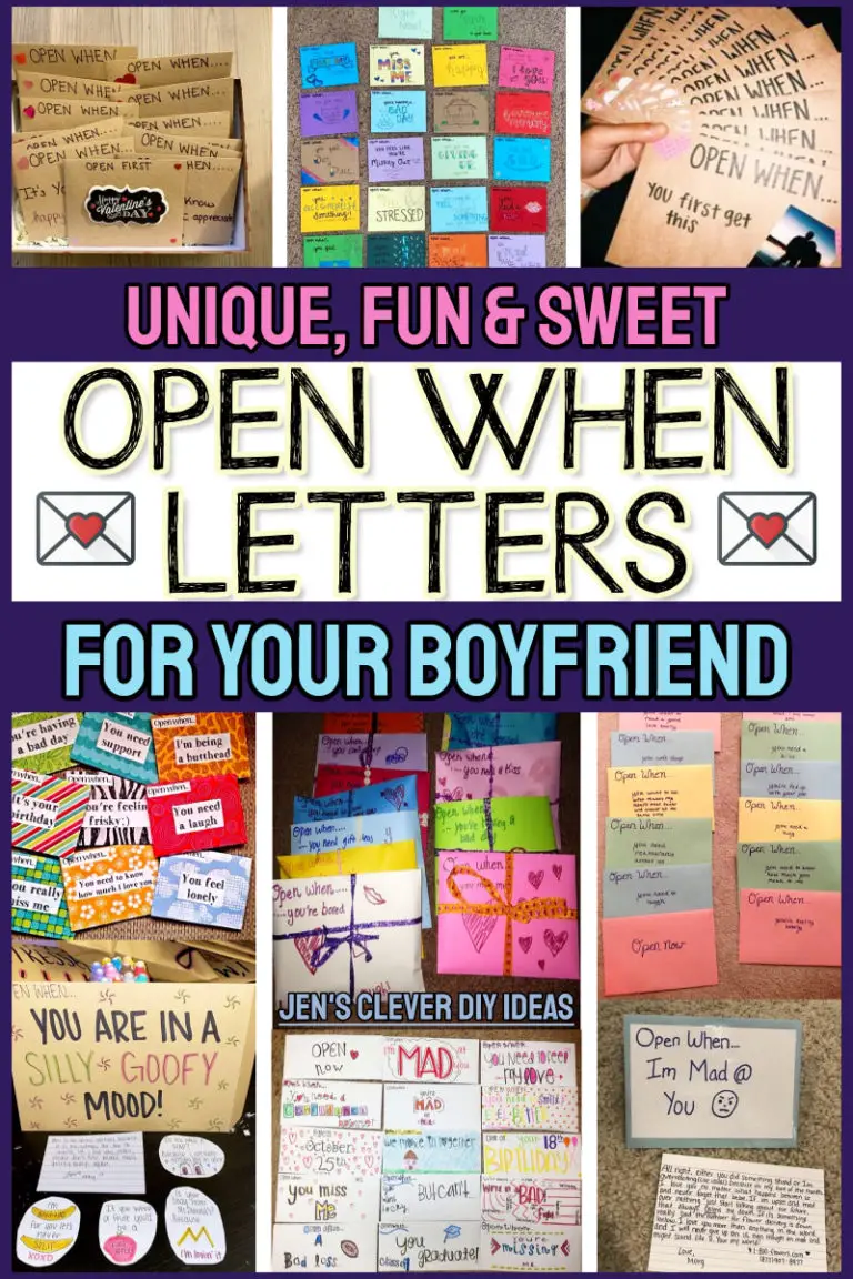 Open When Letters For Boyfriends-Ideas, Examples, Topics, What To Put ...