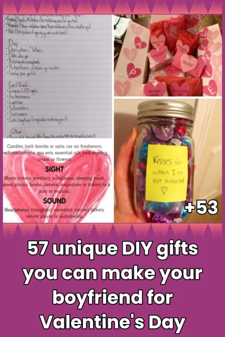 Romantic Homemade Gift Ideas For Boyfriends & Husbands-77 Cute & Cheap DIY Gifts He Will LOVE