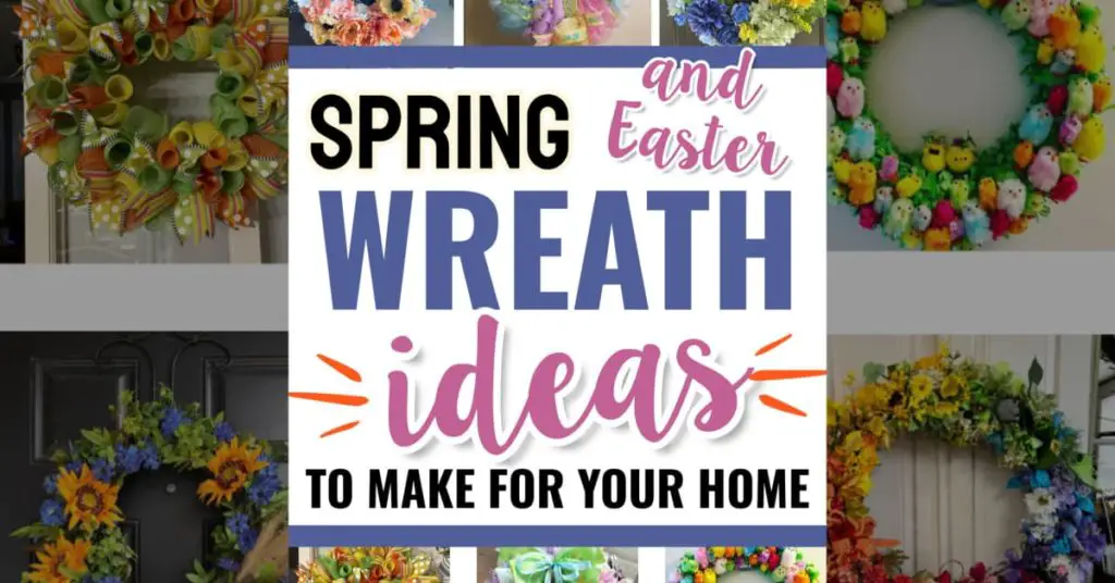 DIY Spring Wreath Ideas - Simple Spring and Easter Door Wreaths To Make ...