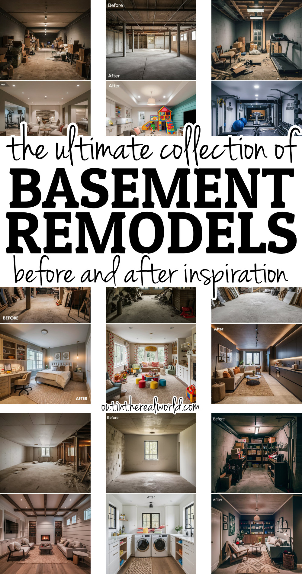 Basement Remodels - 37 Small Unfinished Basement Makeover Ideas on a Budget